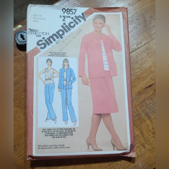 Simplicity | Other | Vintage Simplicity Pattern 9857 | Poshmark